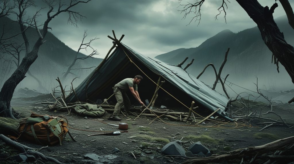Building a Temporary Shelter: Step-by-Step Survival Guide - Tactical ...