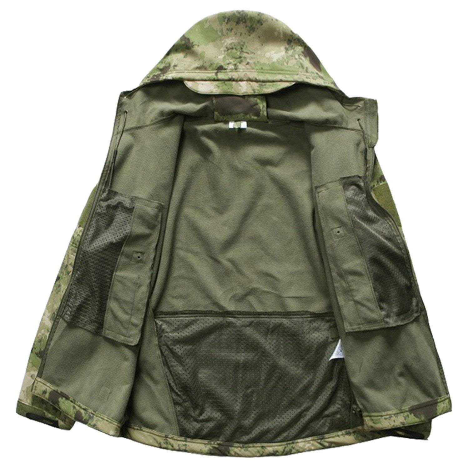Military Camouflage Hooded Tactical Jacket - Military Trained ...